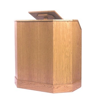 Adjustable Pulpit in Wood Veneer | Alpha Furniture