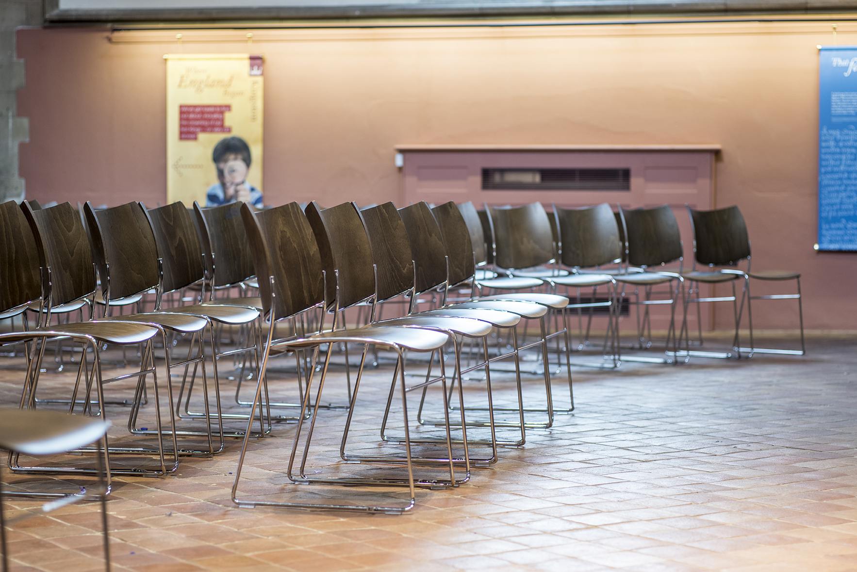 Canterbury Curvy Stacking Contemporary Cathedral Chair | Alpha Furniture