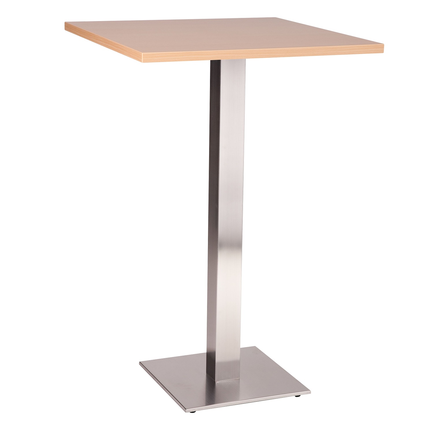NEVADA Square Pedestal Base Poseur Table with Square or Round MFC Top ...