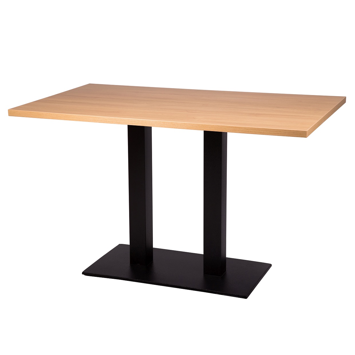 ROMA Twin Base Cafe Table with Rectangular MFC Top | Alpha Furniture