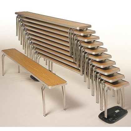 Gopak Economy Stacking Benches | Alpha Furniture