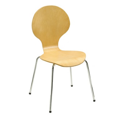 Budget Bistro Stacking Cafe Chair | SKU: L1 | Alpha Furniture