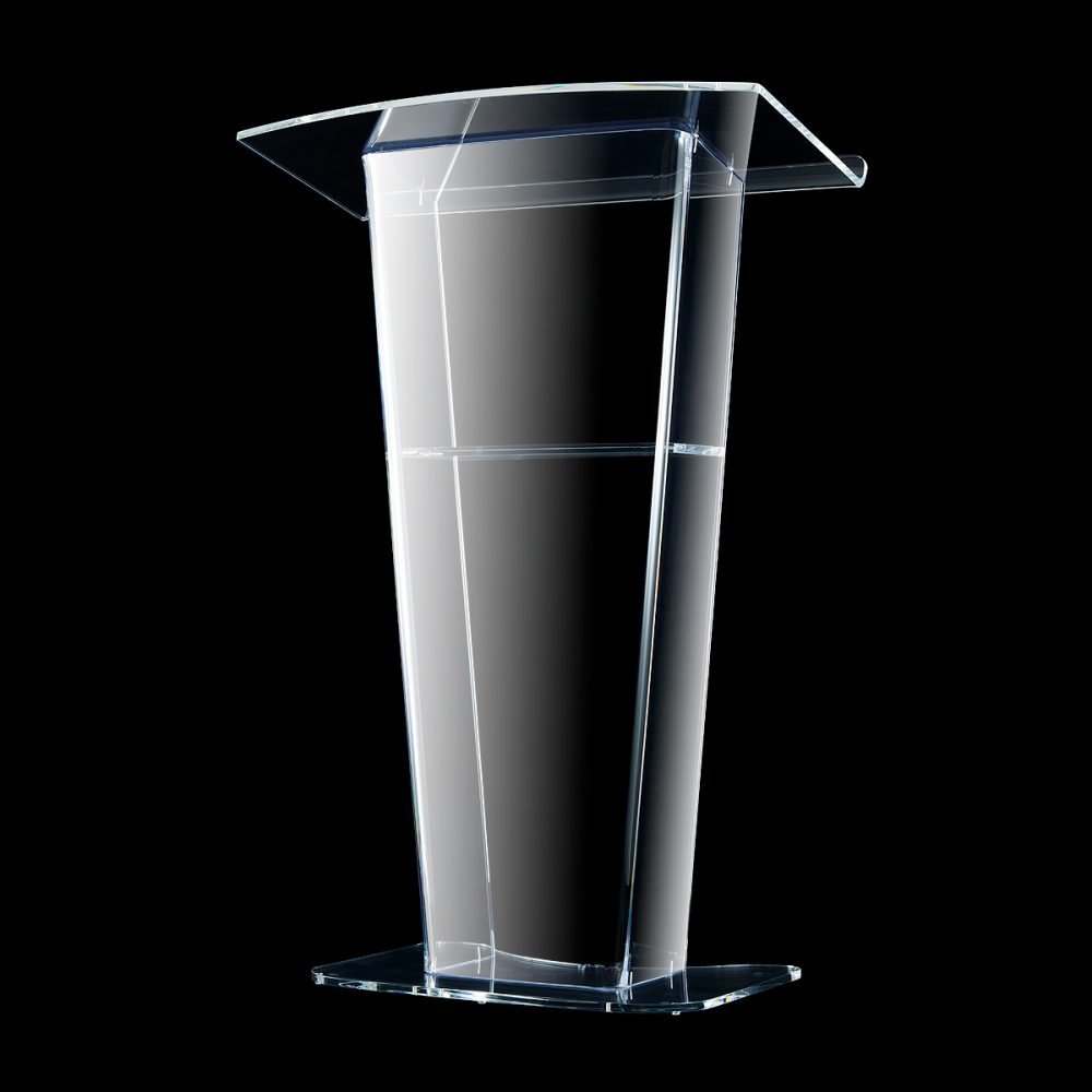 Modern Acrylic Perspex Lectern | Alpha Furniture