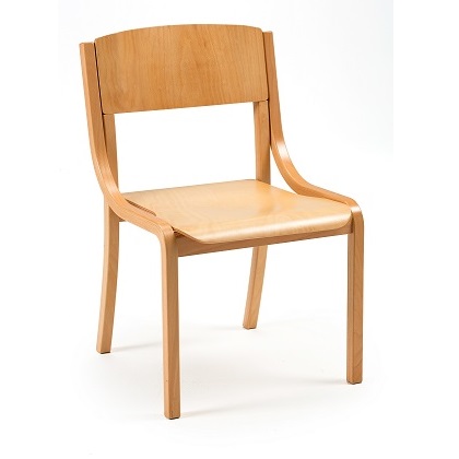 Lightweight Wooden Stacking Chair | Alpha Furniture