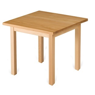 Square Dining Table - Wooden Framed | Alpha Furniture