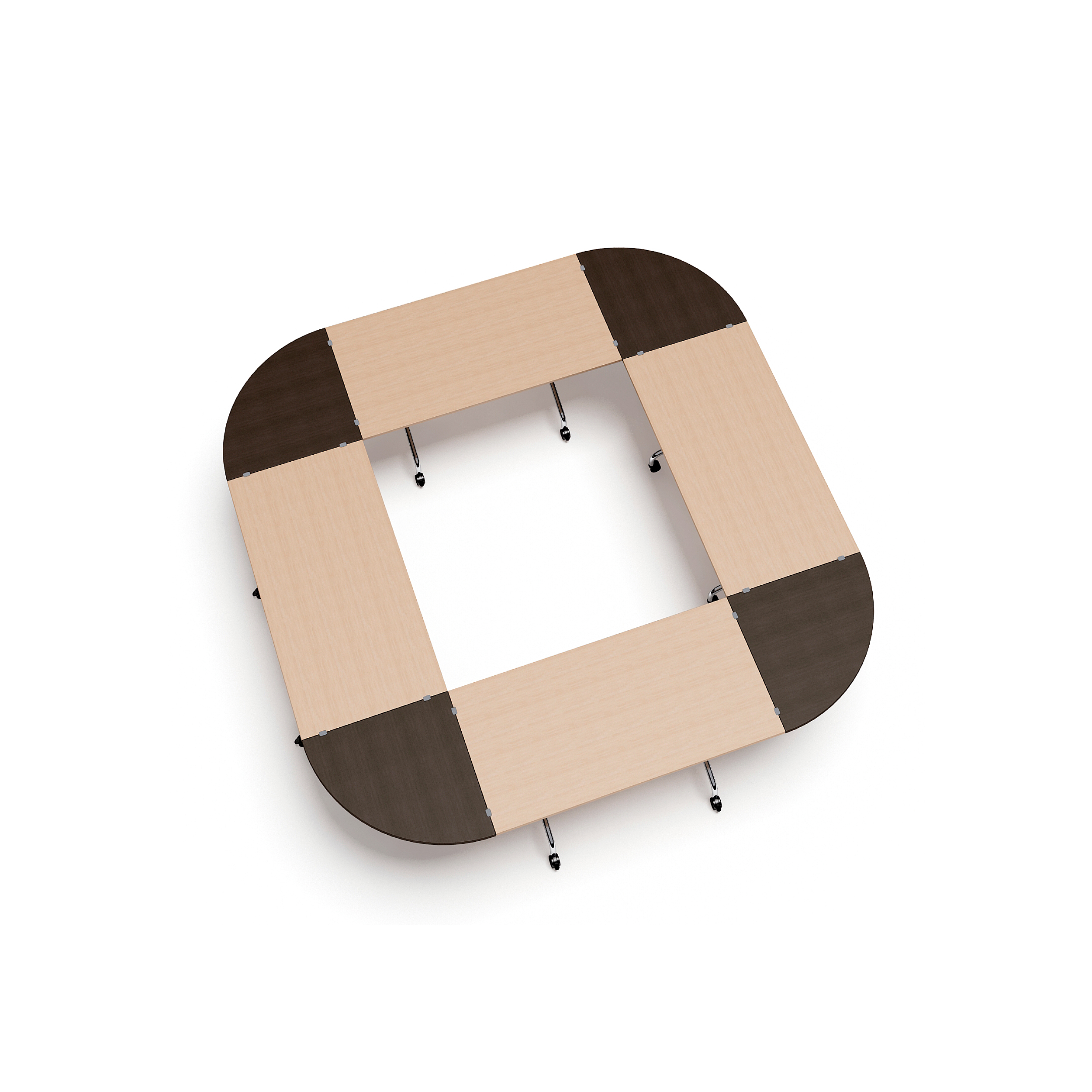 Conference Table Top 90 Degree Connector | Alpha Furniture